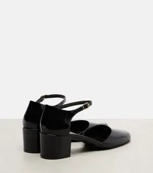 THE ROW Penelope Leather Pumps