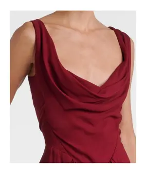 VIVIENNE WESTWOOD Draped Crepe Gown