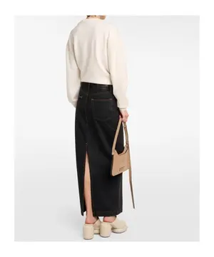Wardrobe.NYC High-waisted Denim Skirt