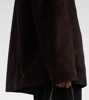 THE ROW Fabian Suede Jacket - Brown