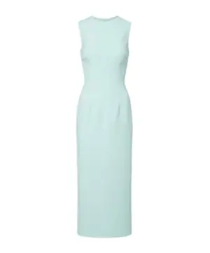 SAFIYAA LONDON Jodi Crêpe Midi Dress - Blue