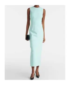 SAFIYAA LONDON Jodi Crêpe Midi Dress