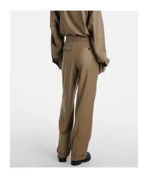 THE ROW Sorina High-rise Virgin Wool Pants