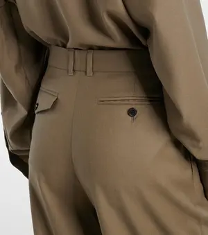 THE ROW Sorina High-rise Virgin Wool Pants