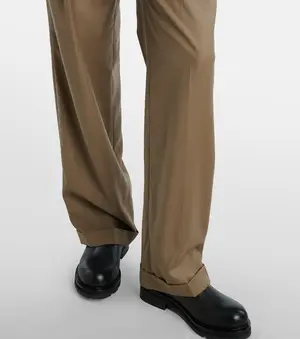 THE ROW Sorina High-rise Virgin Wool Pants