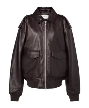 THE FRANKIE SHOP Viper Leather Jacket