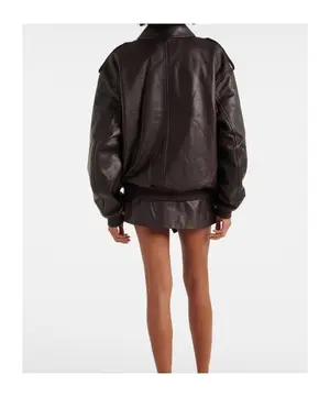 THE FRANKIE SHOP Viper Leather Jacket