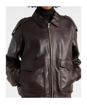 THE FRANKIE SHOP Viper Leather Jacket