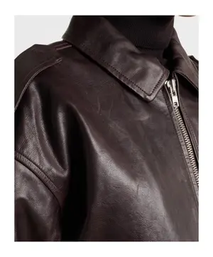 THE FRANKIE SHOP Viper Leather Jacket