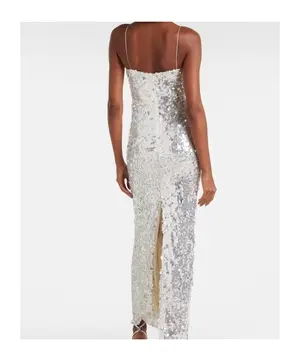 Christopher Esber Sleeveless Sequined Maxi Dress With Cut Out Detail