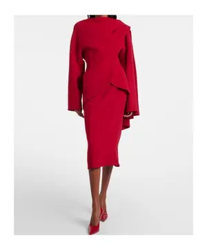 MUGLER Cape Detail Casual Jacket