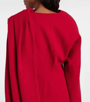 MUGLER Cape Detail Casual Jacket