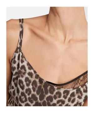 JACQUES WEI Leopard-print Draped Silk Maxi Dress - No