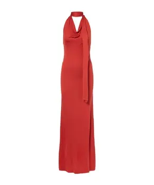 AYA MUSE Scarf Detail Maxi Dress