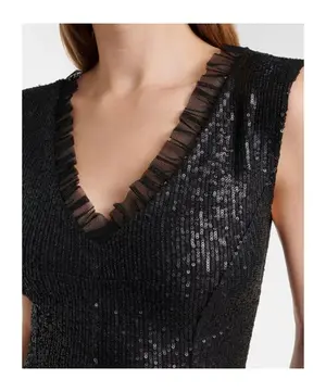 Norma Kamali Sequined Gown