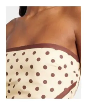 Posse Bowie Linen And Cotton Crop Top