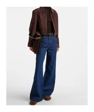 AGOLDE Nahla Leather Zip-up Jacket