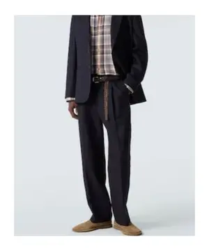 Studio Nicholson X Aaron Levine Selby Wool Straight Pants