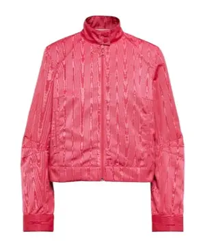 MARINE SERRE Boxy Moire Track Jacket
