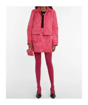 MARINE SERRE Boxy Moire Track Jacket