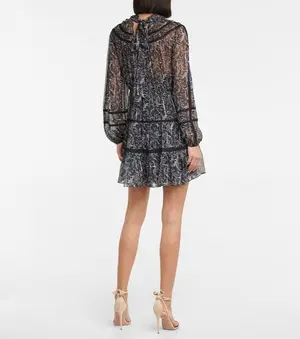 Veronica Beard Printed Mini Dress