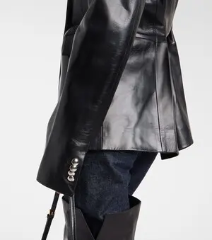 Khaite Elona Leather Jacket