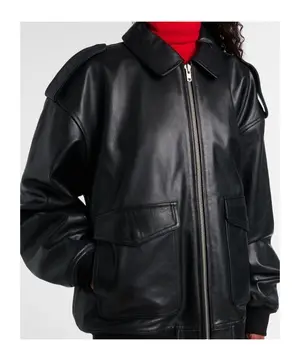 THE FRANKIE SHOP Viper Leather Jacket