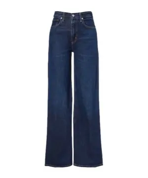 Citizens Of Humanity Paloma Mid-rise Wide-leg Jeans - Blue