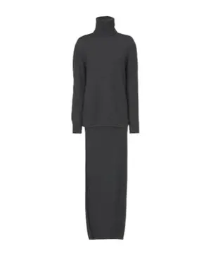 Givenchy Asymmetric Sweater Dress - Black