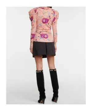 Isabel Marant Étoile Floral Velvet Top
