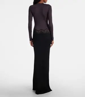 Christopher Esber Long Sleeve Cut Out Maxi Dress