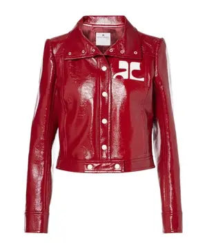 COURREGES Reedition Vinyl Jacket - Red