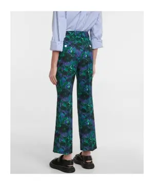Plan C Floral Print Casual Pants