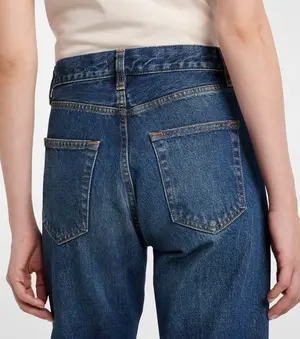 FRAME High-rise Straight Jeans