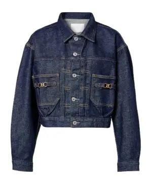 Citizens Of Humanity Alma Cropped Denim Jacket - Blue