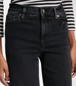 FRAME High-waisted Wide-leg Jeans