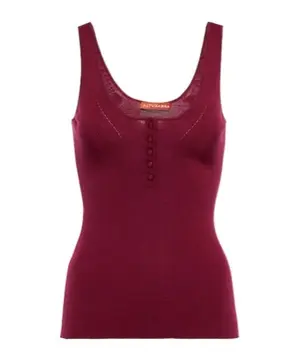 Altuzarra Knitted Vest - Red