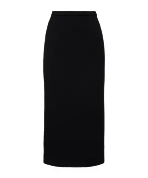 Givenchy Wool-blend Midi Skirt - Black