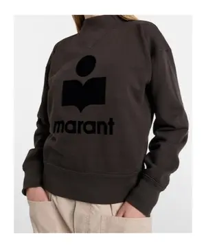 Isabel Marant Étoile Moby Logo Cotton-blend Sweatshirt