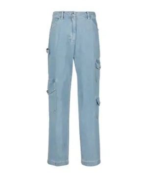 Staud High-rise Wide-leg Jeans - Blue