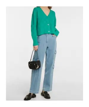 Staud High-rise Wide-leg Jeans