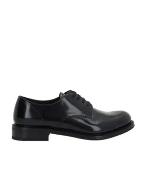 Prada Brushed Leather Lace-up Shoes