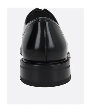 Prada Brushed Leather Lace-up Shoes