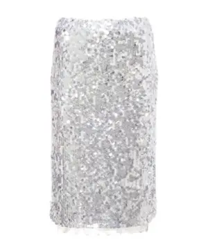 Christopher Esber Midi Skirt - Gray