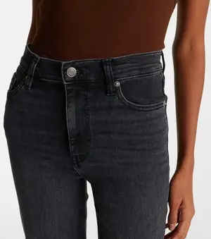 FRAME High-rise Straight Jeans