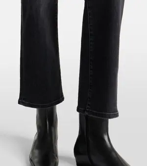 FRAME High-rise Straight Jeans