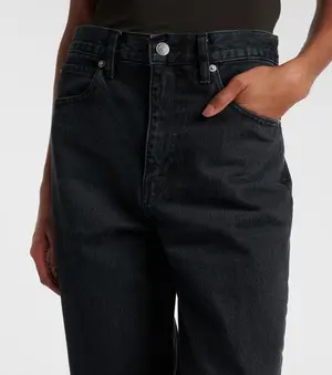 FRAME Mid-rise Straight Jeans
