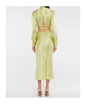 Christopher Esber Waist Tie Midi Skirt