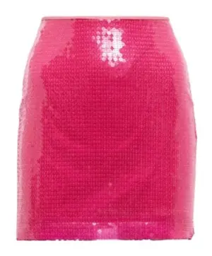 David Koma Sequin-embellished Miniskirt - Red
