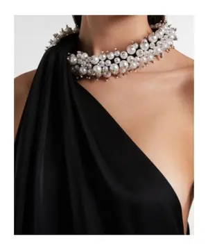 Stella McCartney Embellished Satin Minidress